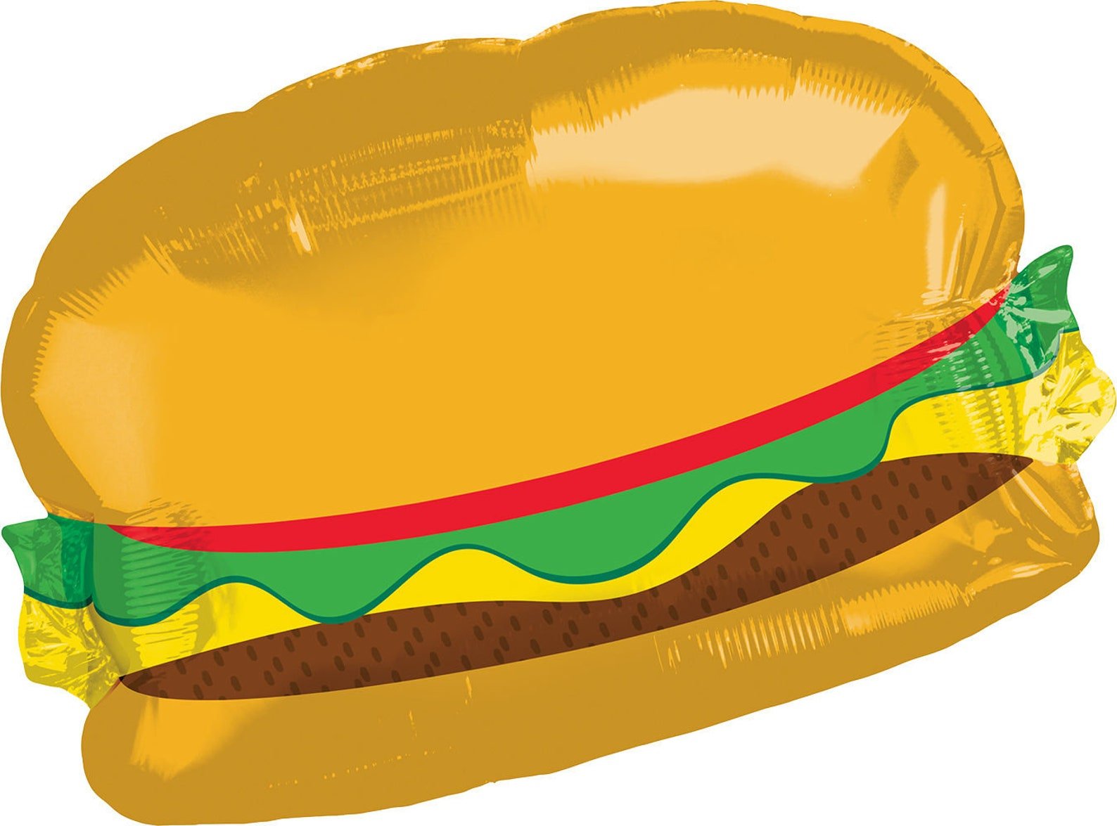 26" Hamburger Mylar Balloon – PopFestCo