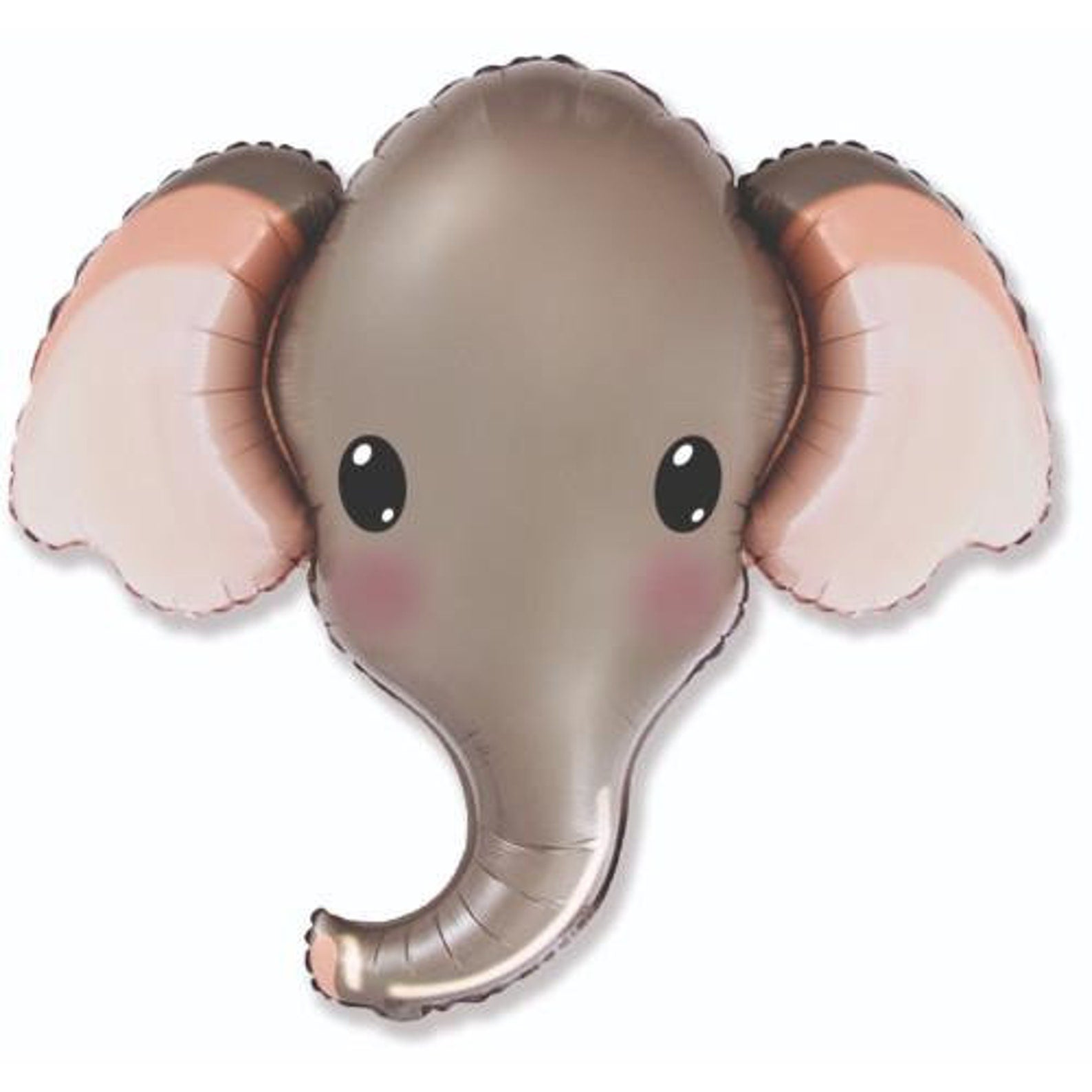 32" Elephant Head Mylar Balloon – PopFestCo