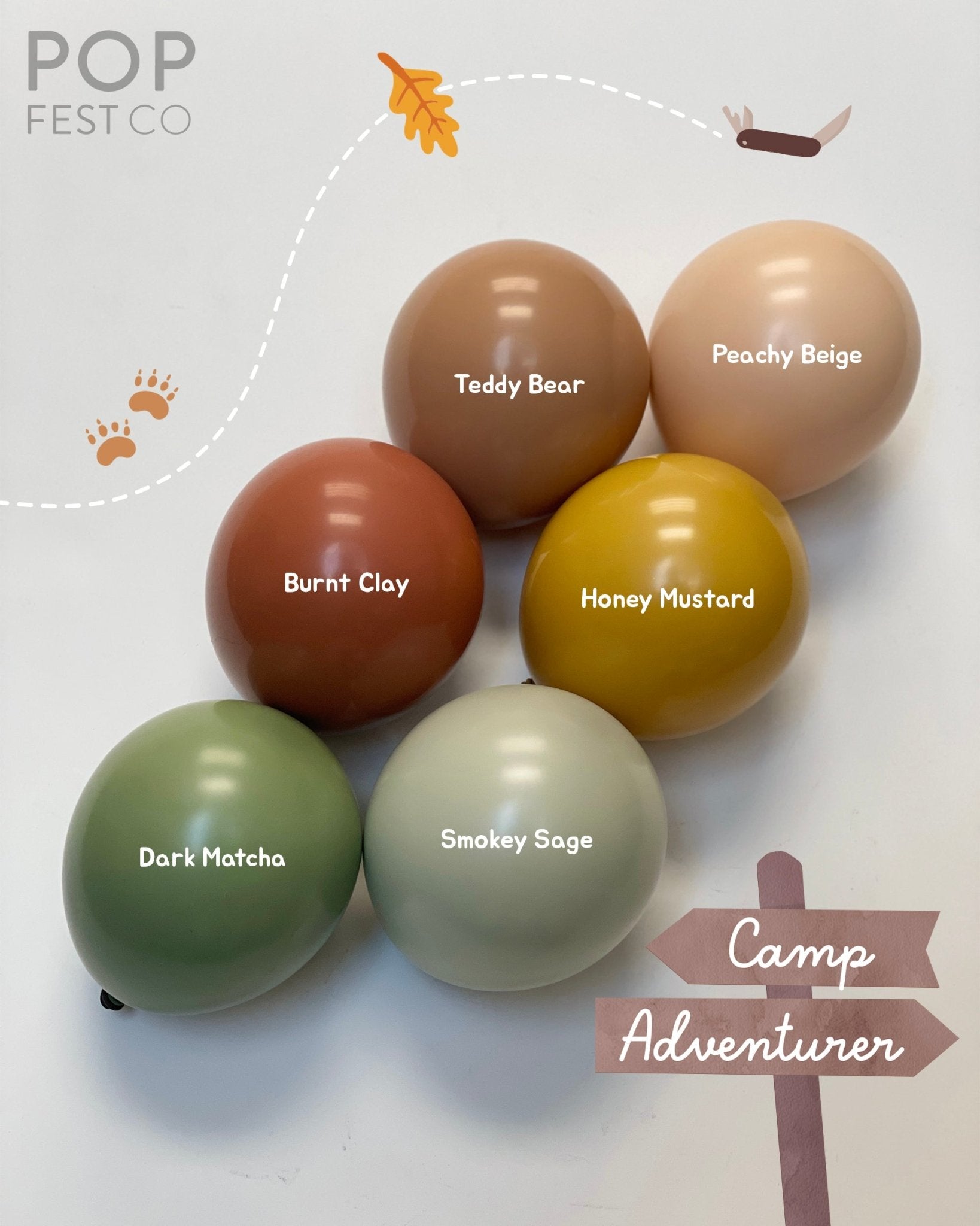 Camp Adventurer Balloon Arch Kit – PopFestCo